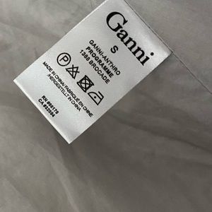 Ganni | Jackets & Coats | Nwt Ganni Anthropologie Metallic Brocade Open ...